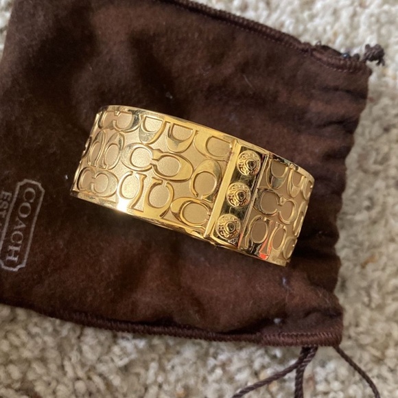 Coach | Jewelry | Coach Gold Bangle | Poshmark